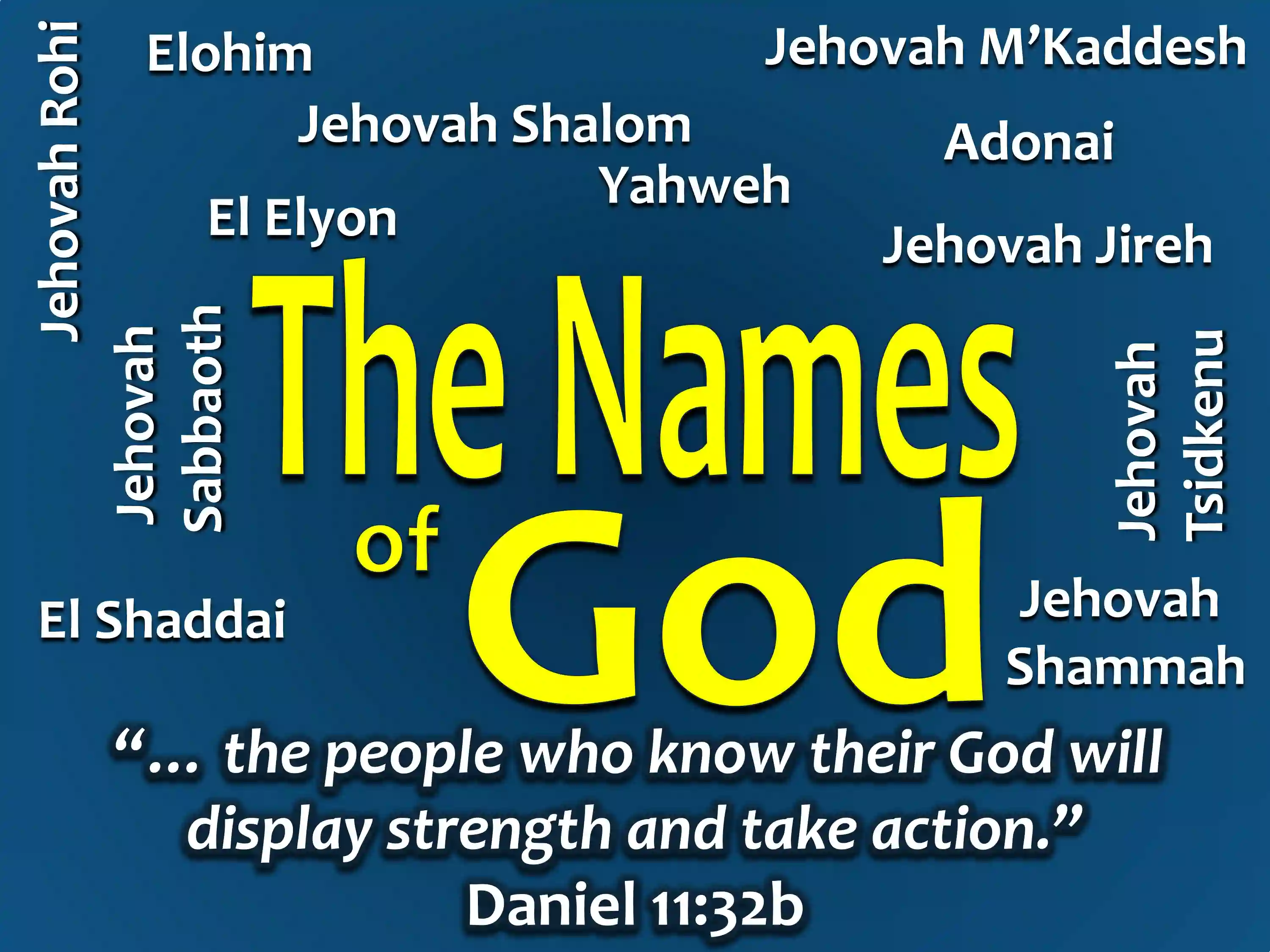 30 Names Of God Alongside their Meaning And Bible Verse Reference ...